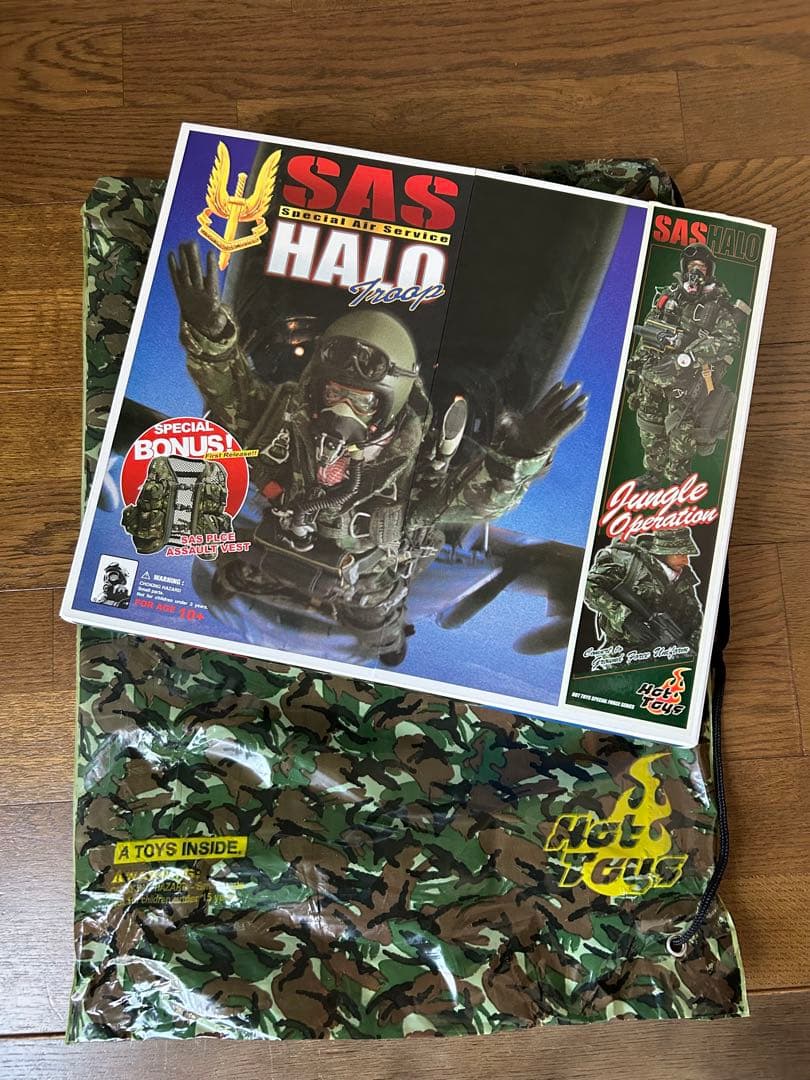 ホットトイズ SAS HALO 1/6 アクションフィギュア 専用収納袋 未開封