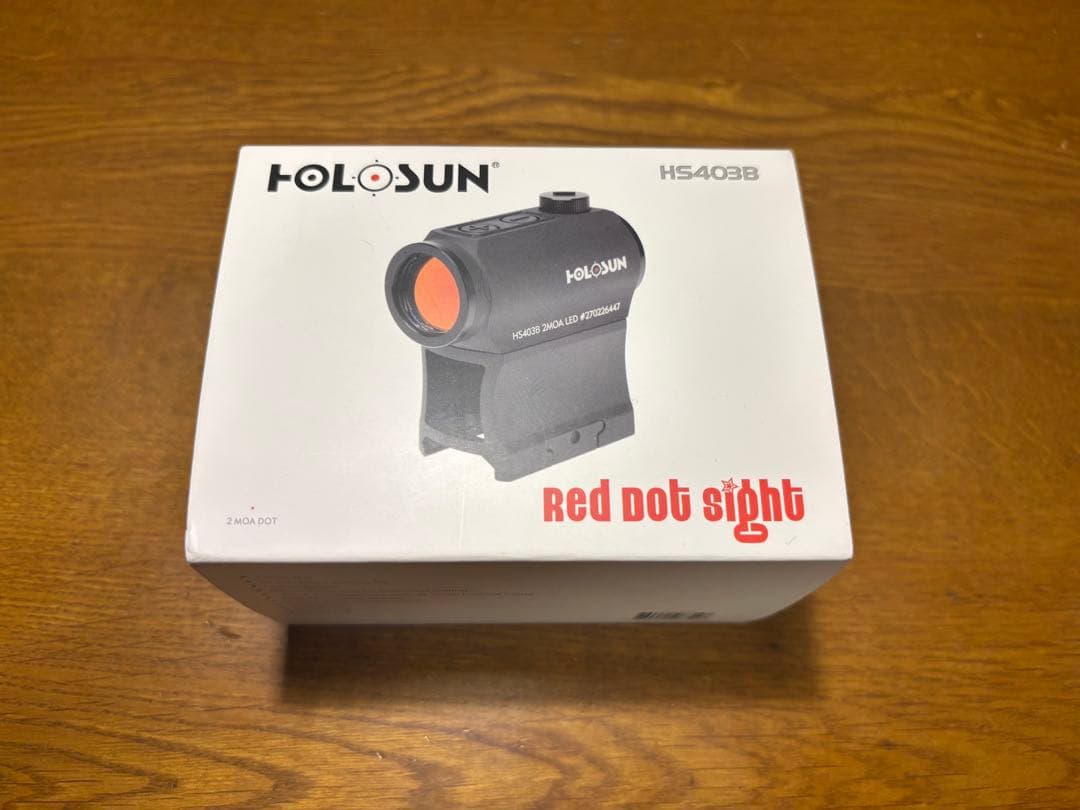 【美品】【おまけつき】HOLOSUN HS403B レッドドットサイト