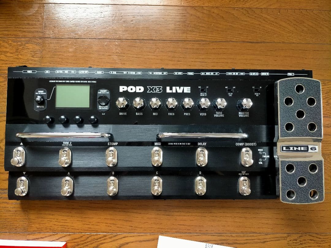 こてつ】LINE 6 POD X3 Live ギター　マルチエフェクター