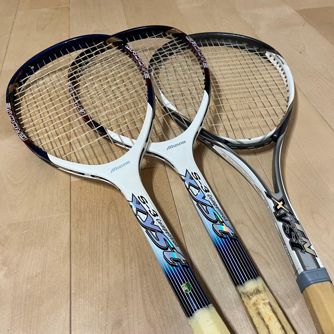 ラケット(軟式用) MIZUNO XYST S-3 0S & XYST TN 1S