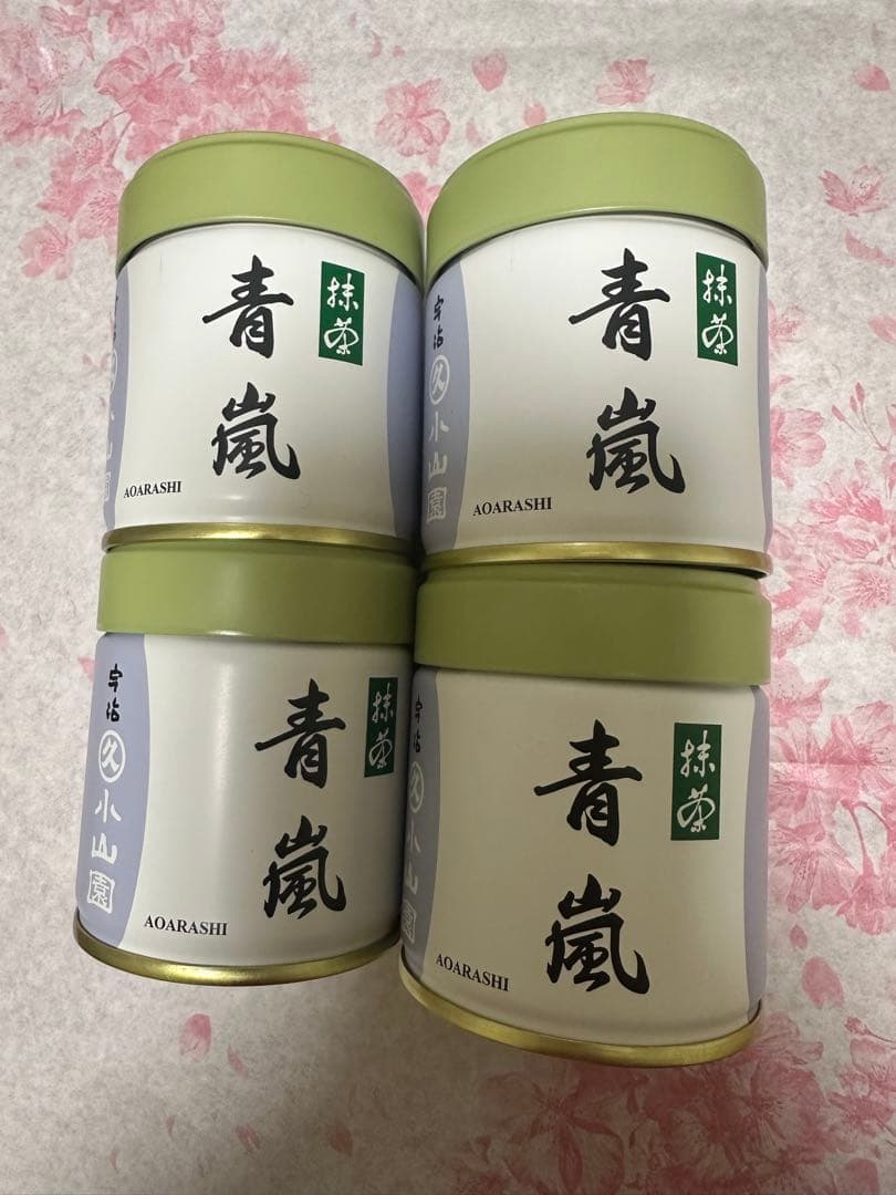 丸久小山園抹茶　青嵐40gx4缶