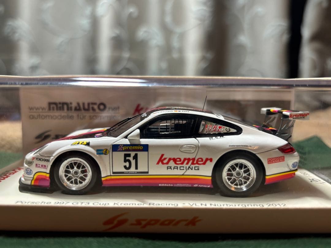 ポルシェ 997後期 GT3 1/43 Spark ミニカー 世界350台限定
