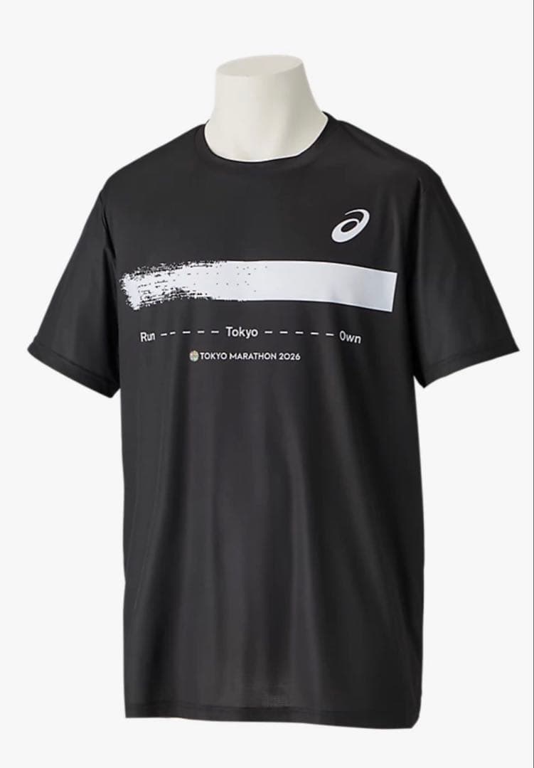 【未開封・新品】ASICS 東京マラソン 2026 Tシャツ Sサイズ　ブラック