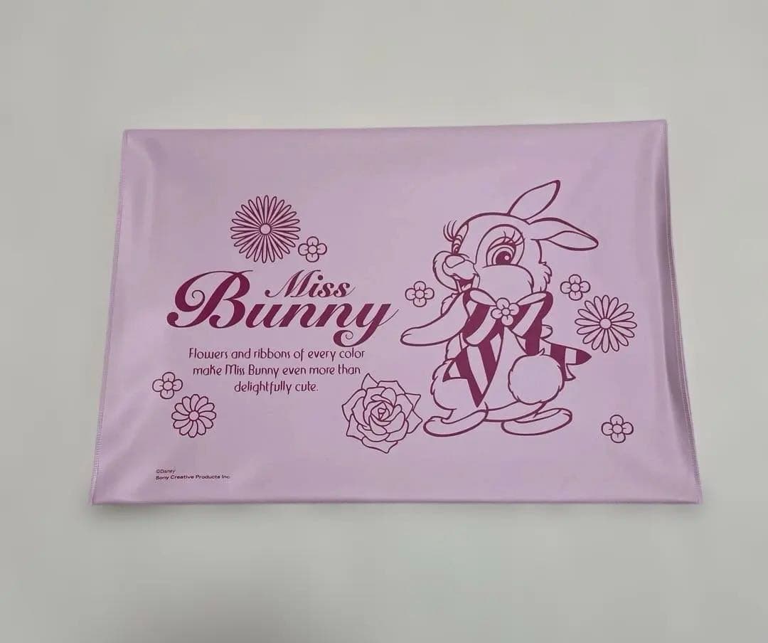 【匿名配送】Miss Bunny 書類ケース　マルチケースA4OK 昭和レトロ