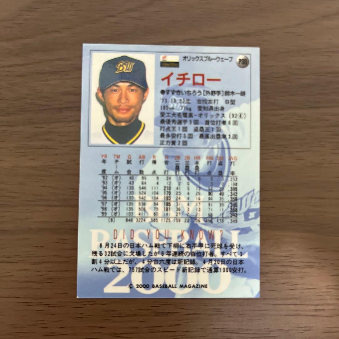イチローオリックスブルーウェーブ時代カード
