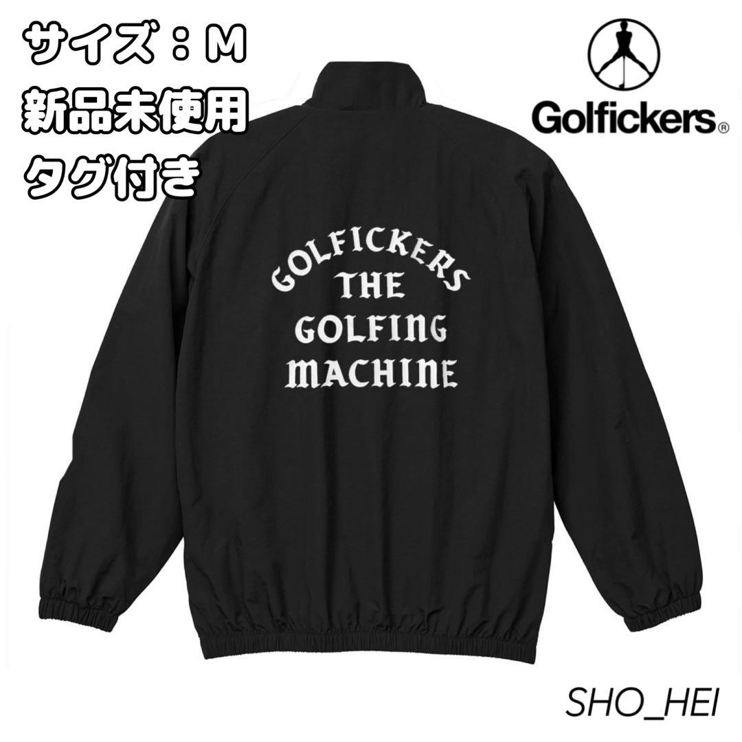 【新品】Golfickers ナイロンジャケット（黒Ｍ）