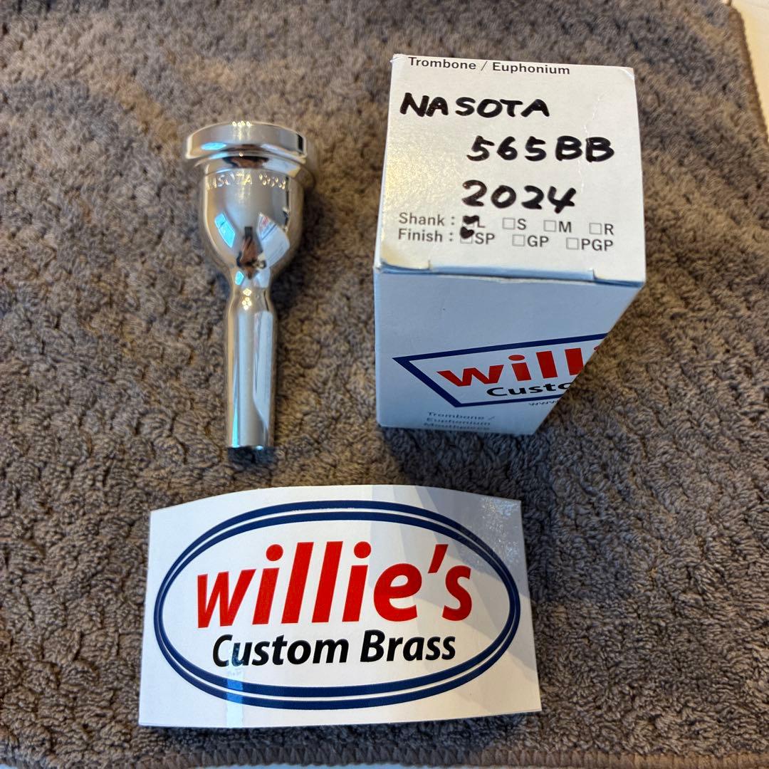 ユーフォニアムマウスピース　Willie's NASOTA 565BB 2024