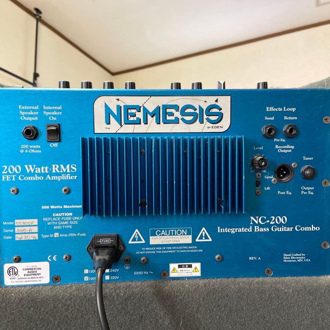 NEMESIS by EDEN NC-200 ベース用アンプ200W