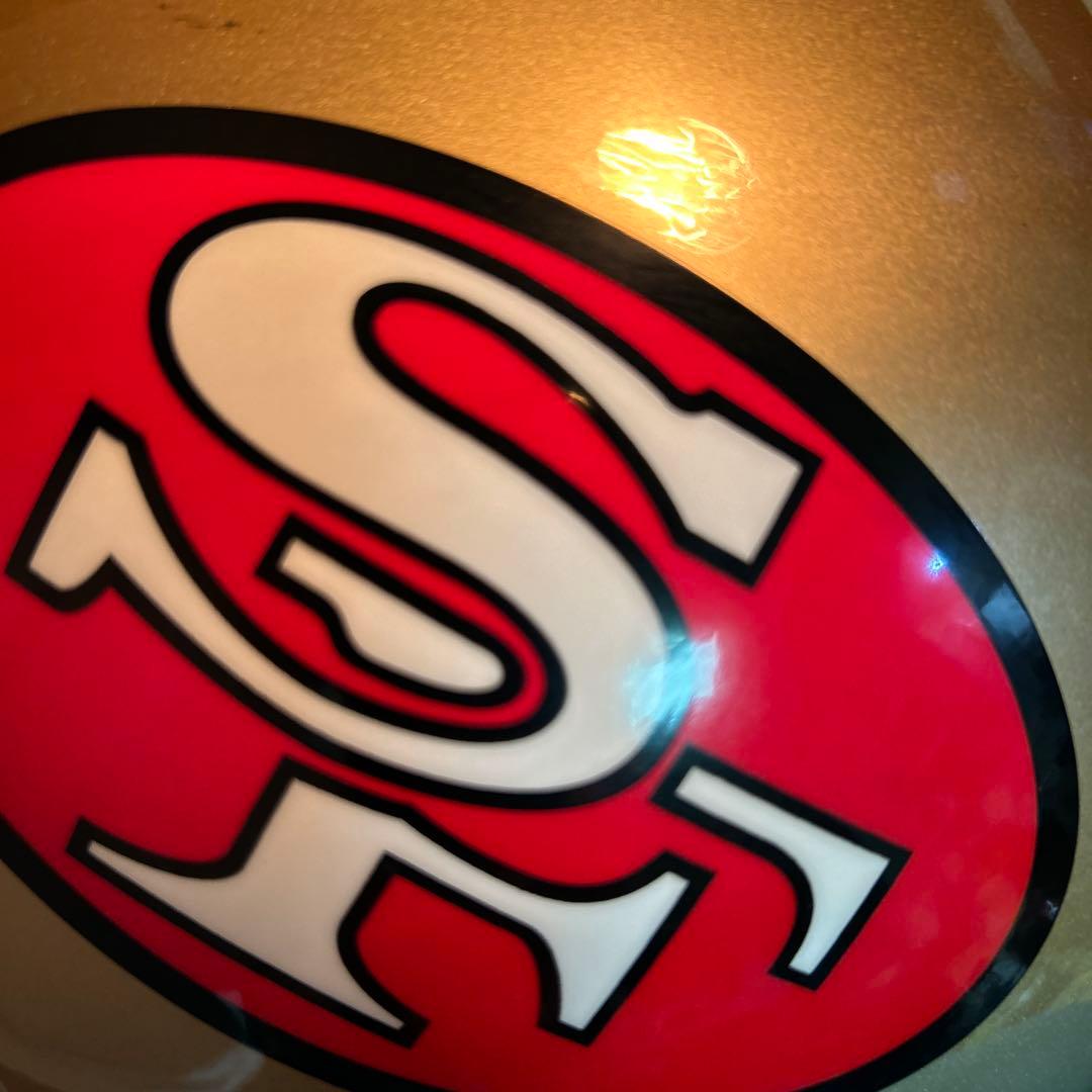 サンフランシスコ49ers ヘルメット ゴールド