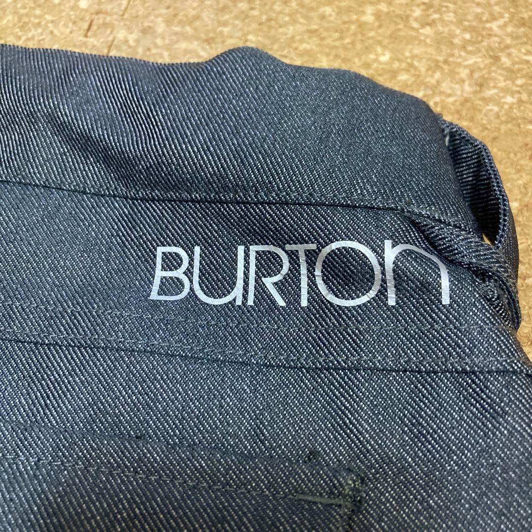 【美品】バートン BURTON スノボウェアスノーボード Mメンズ紺デニムスキー