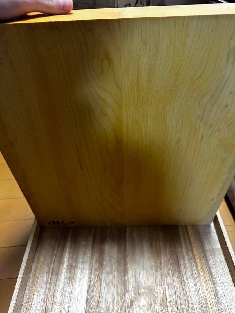 卓上碁盤　蛤白石9mm 那智黒黒石9mm