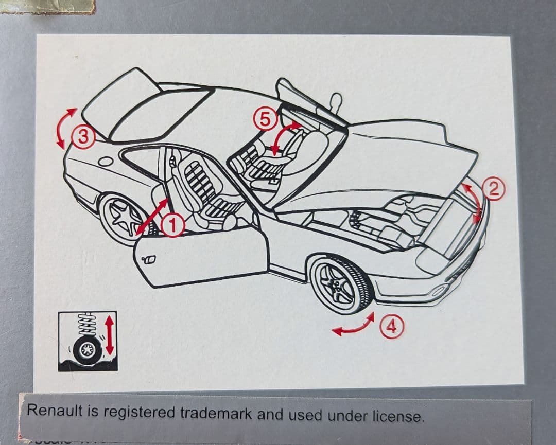 アルピーヌ A110 ラリー・モンテカルロ Maisto 1/18 美品