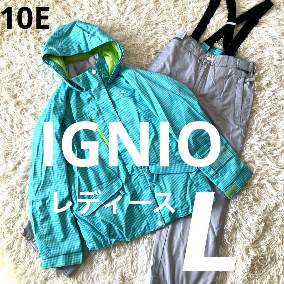 #10E✨IGNIO✨スキー スノボ ウェア 上下 レディースL