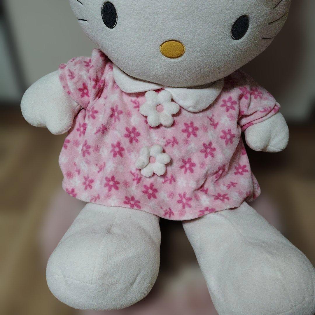 hello Kitty 150 CM ハローキティ ぬいぐるみ 大きめ 花柄