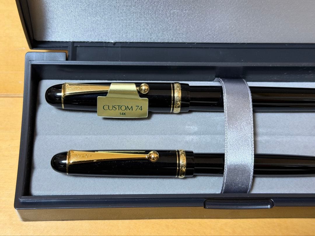 PILOT CUSTOM 74 万年筆 EF、ボールペンセット