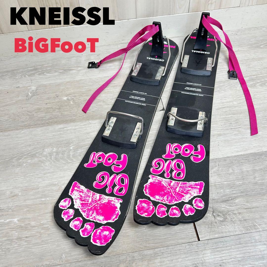 【ミニスキー】クナイスル BiG FooT ショートスキー　ピンクビッグフット