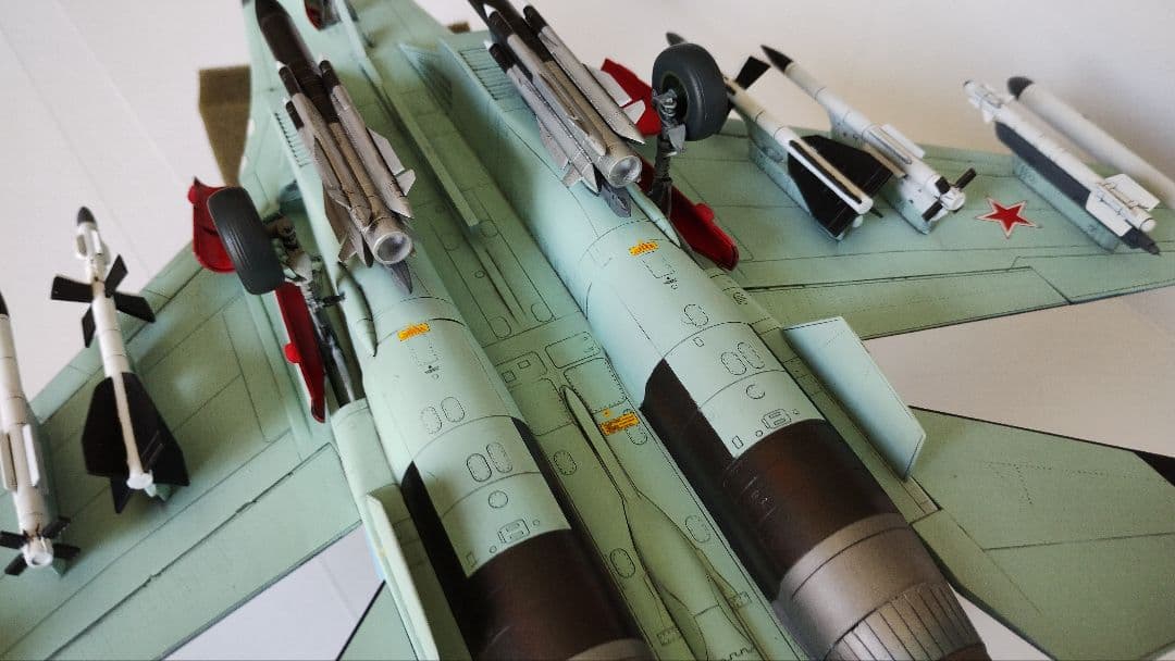 プラモデル完成機　1/48　Su-30MK フランカー