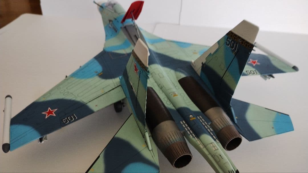 プラモデル完成機　1/48　Su-30MK フランカー