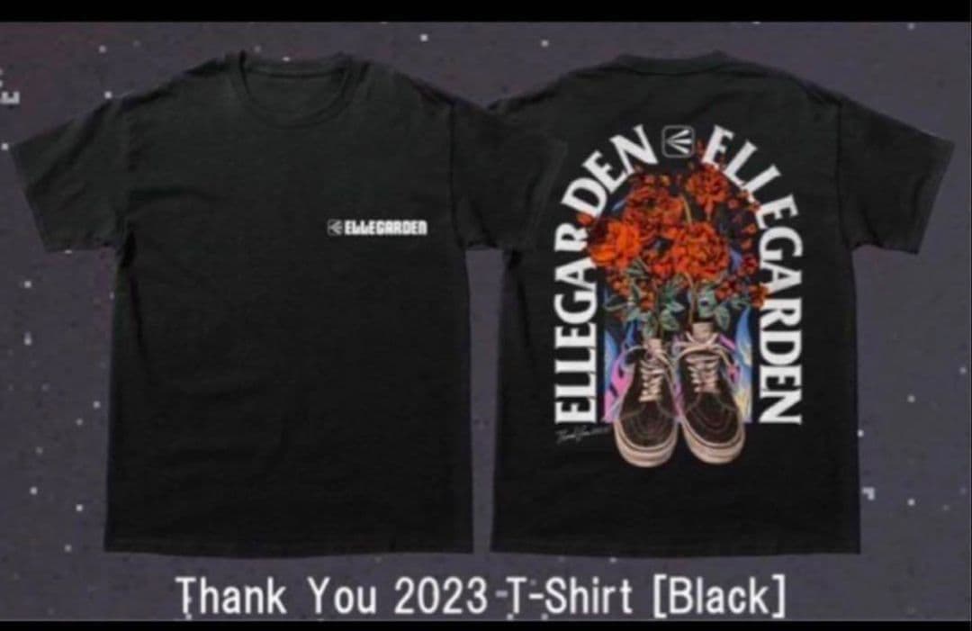 ELLEGARDEN Thank You 2023 Tシャツ Lサイズ ブラック