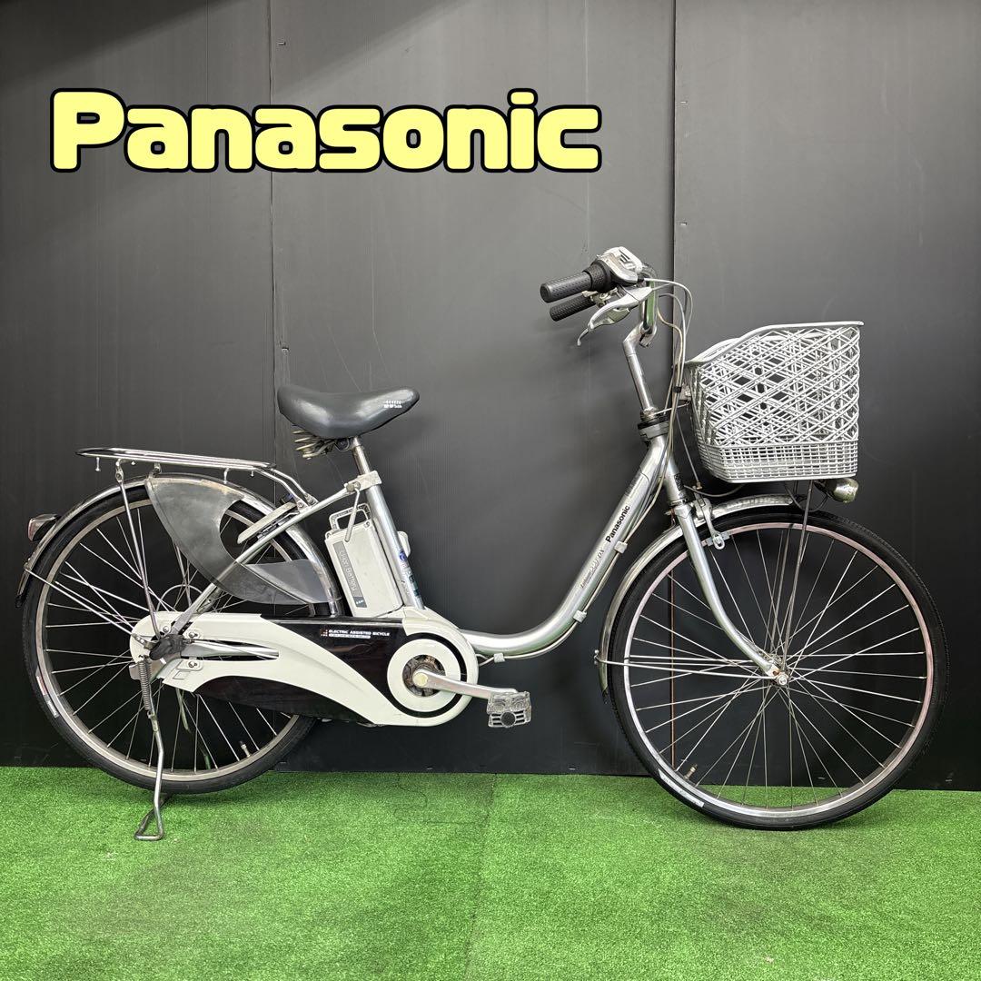 電動自転車 Panasonic Lithium vivi DX シルバー　46★