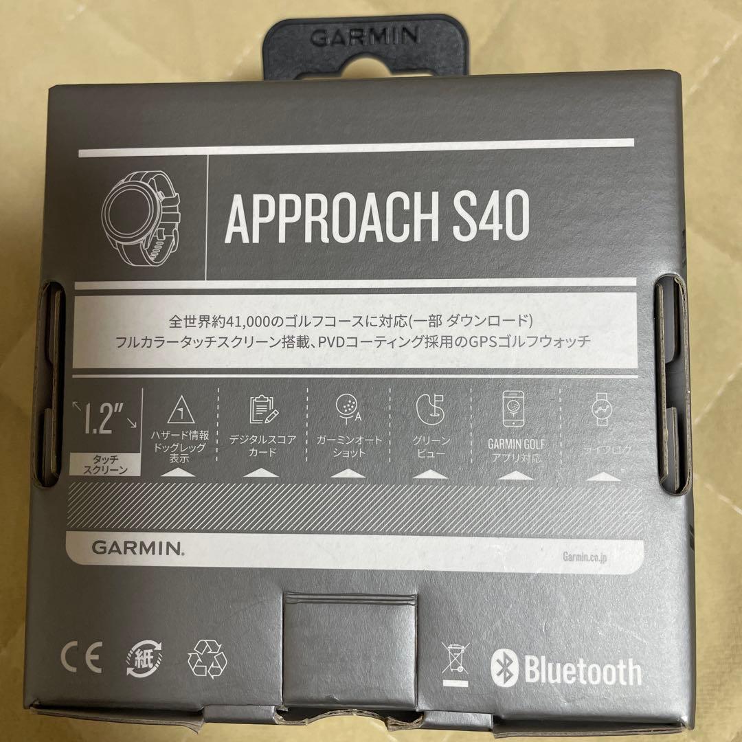 【美品】GARMIN Approach S40 GPSスマートウォッチ