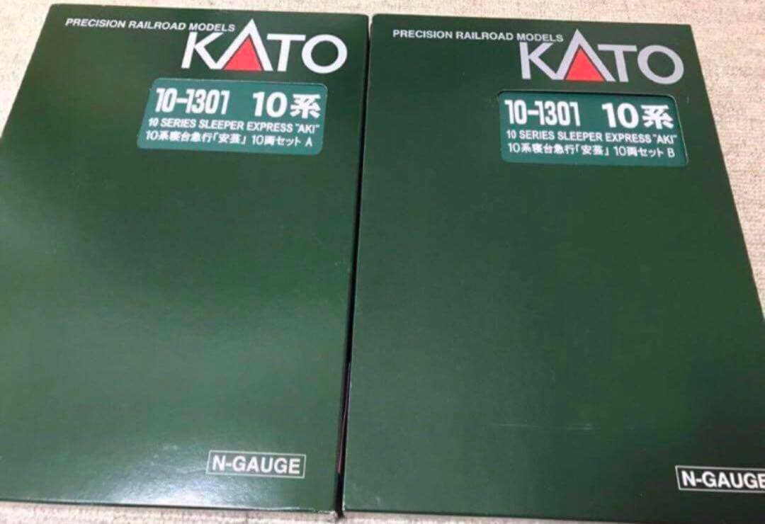 KATO　　10-1301　10系寝台急行「安芸」10両セット