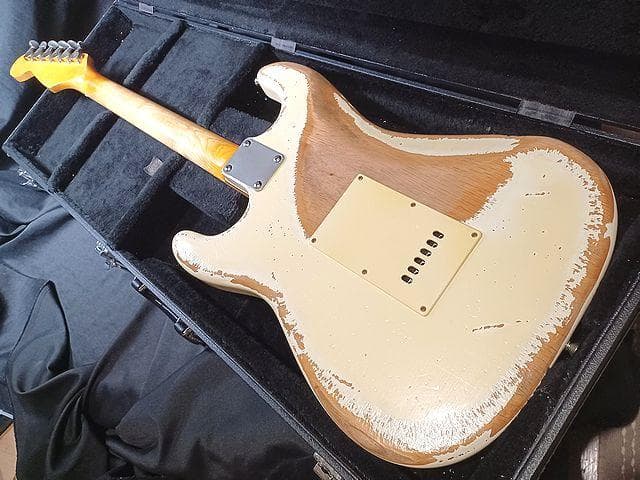 ◆ CustomElectr Relic OlympicWhiteStrato◆