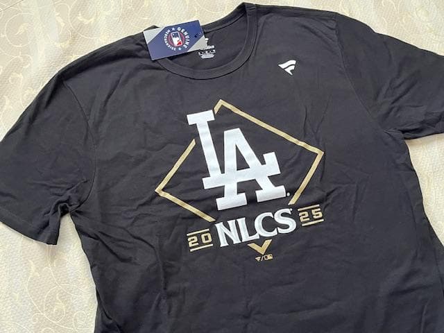 大谷翔平MLB2025NLCS優勝BLACK＆GOLDロッカーROOMTEE/L