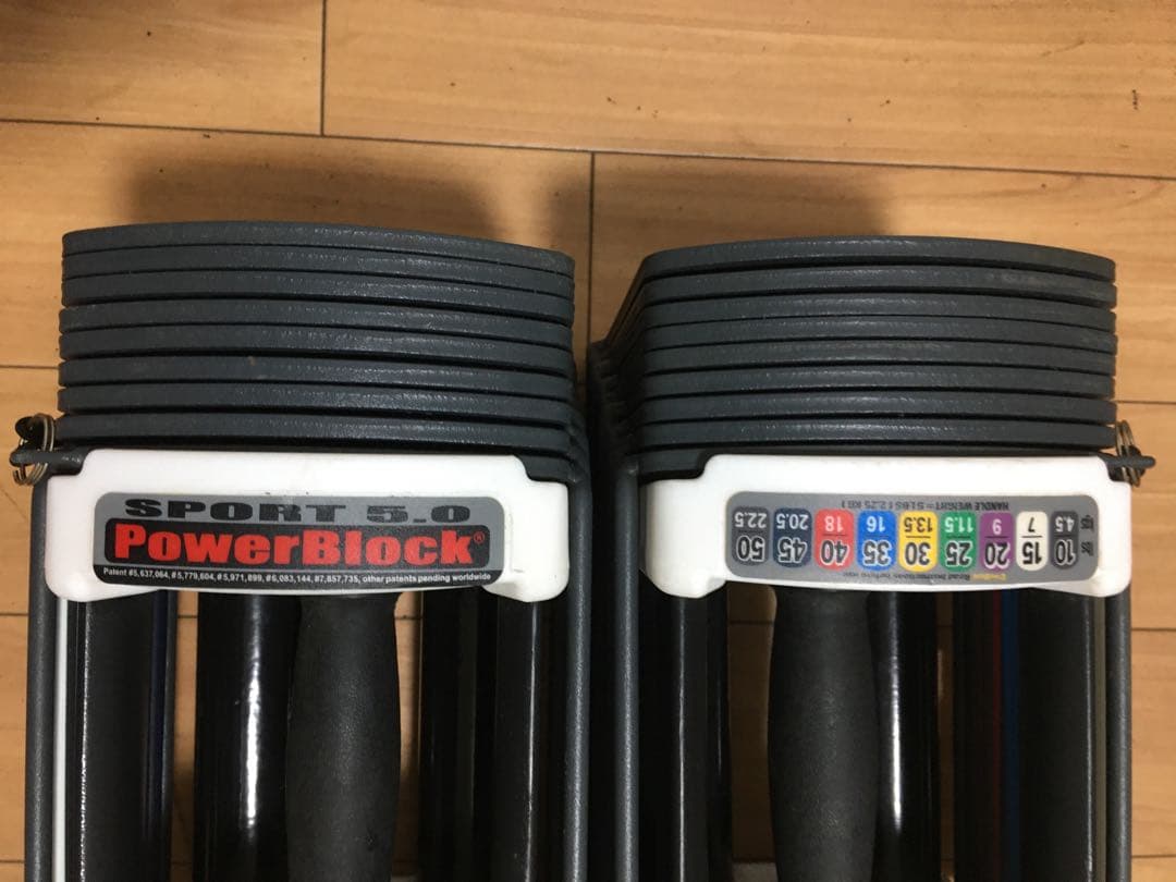①POWERBLOCK SPORT5.0パワーブロック ダンベル 23Kg×1個