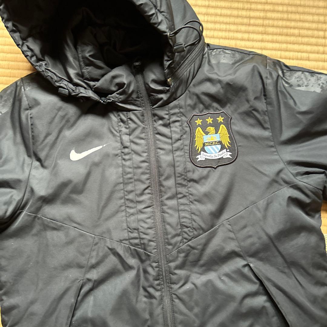 Nike Manchester City ベンチコート 黒 マンチェスターシティ