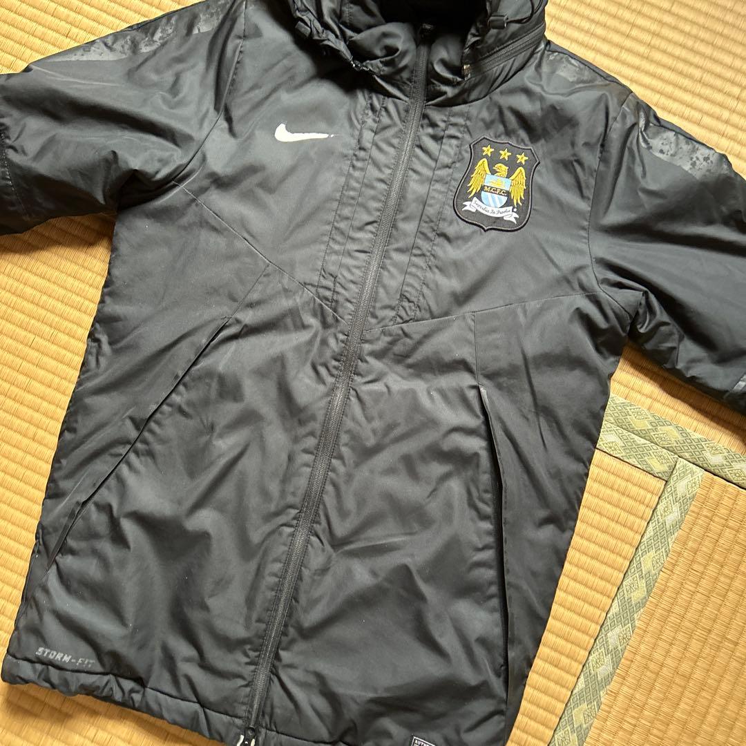 Nike Manchester City ベンチコート 黒 マンチェスターシティ