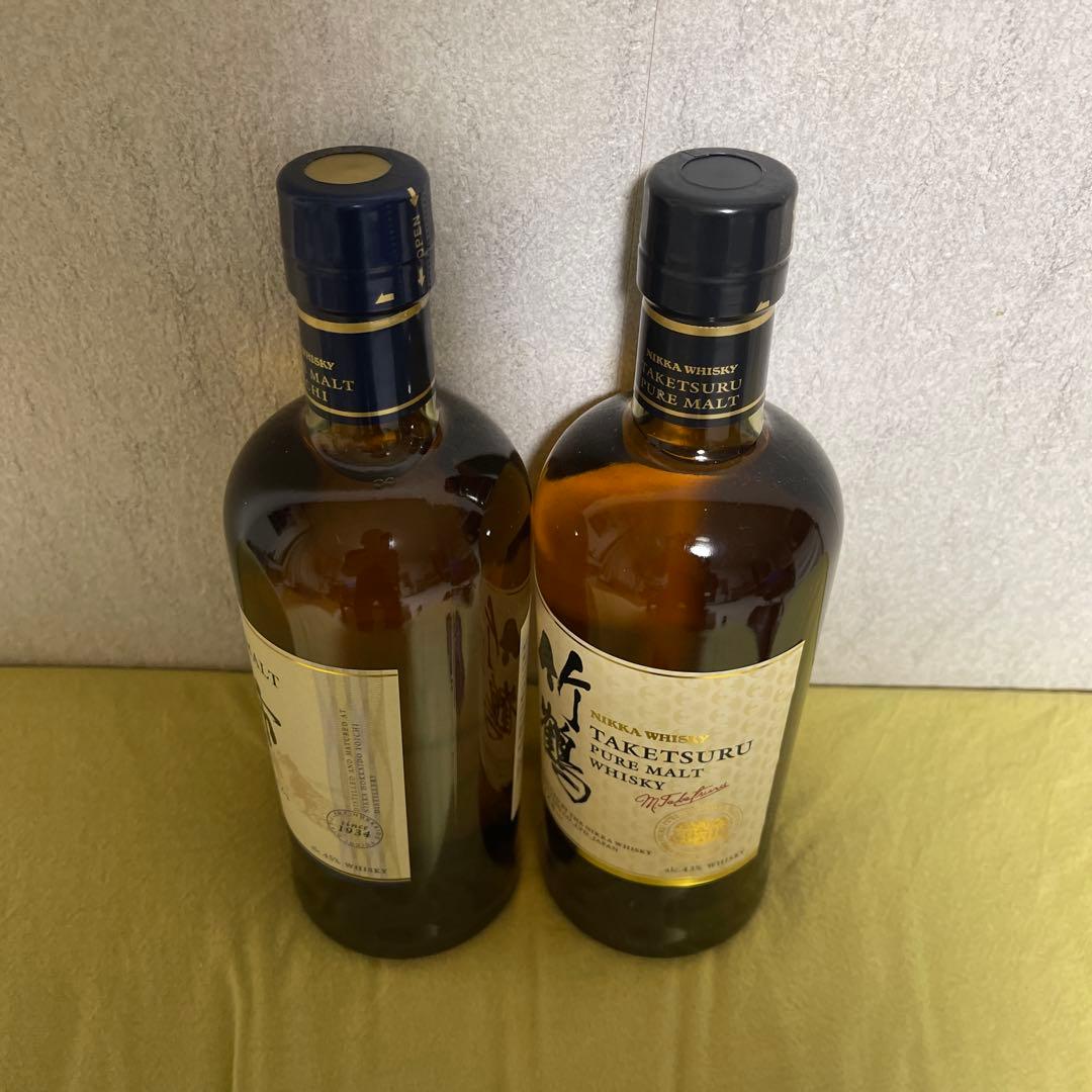 NIKKA シングルモルトウイスキー 余市 竹鶴 セット