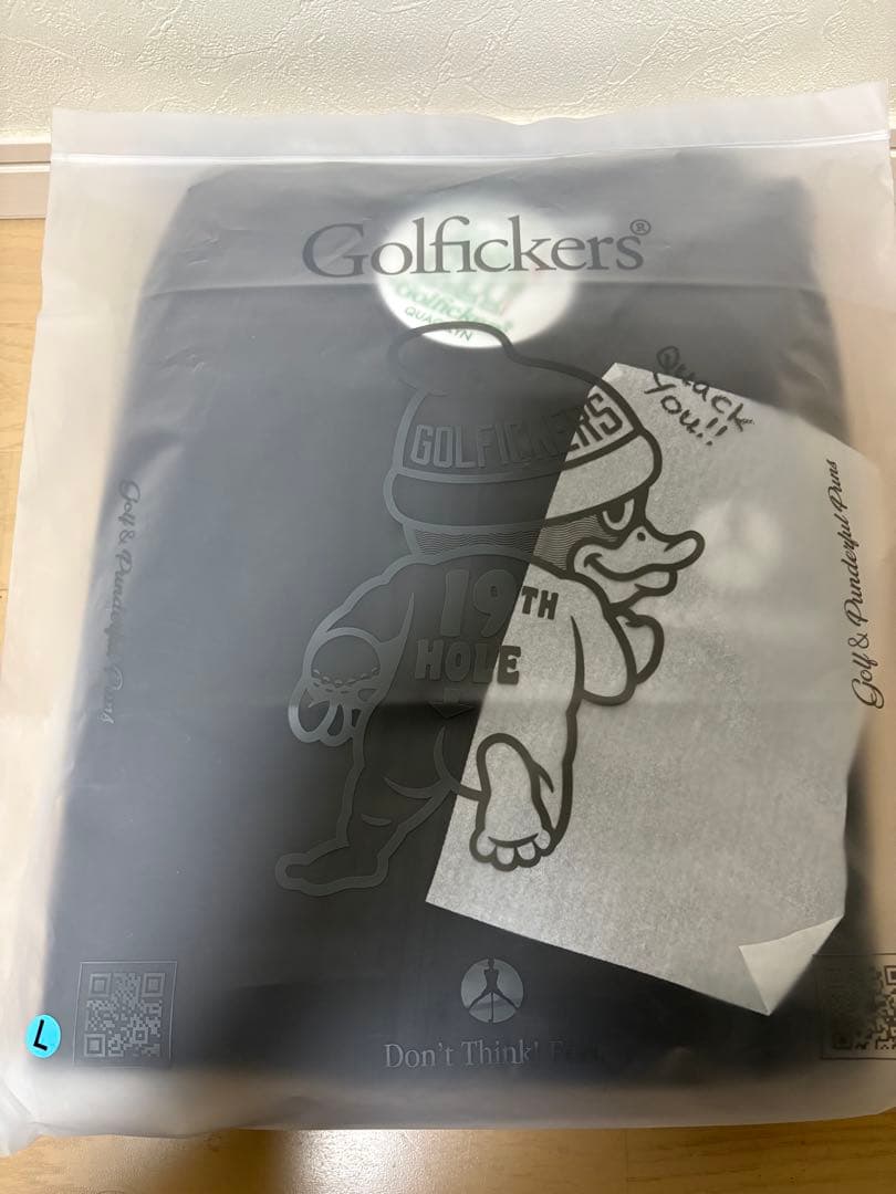 新品！Golfickers ゴルフィッカーズ　ベスト　ブラック　L 即完売