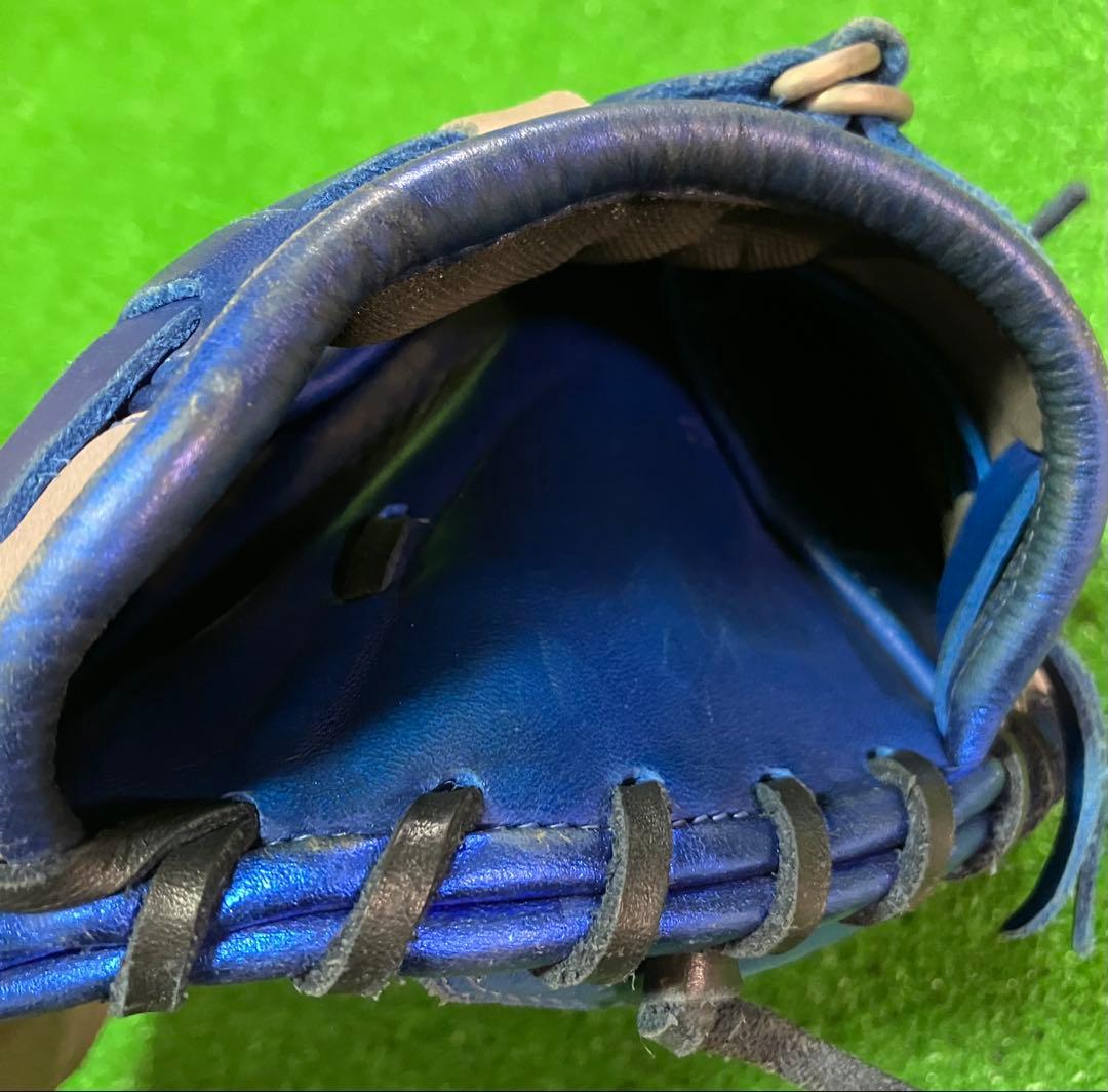 一般軟式 野球 キャッチャーミット Rawlings ブルー グレー 大人用