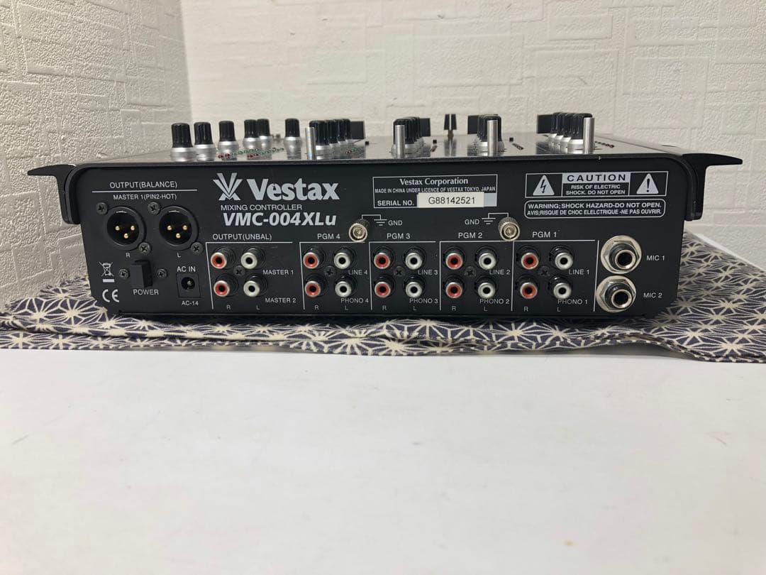 VESTAX ベスタクス　VMC-004XLu 純正アダプタTUB-1付属