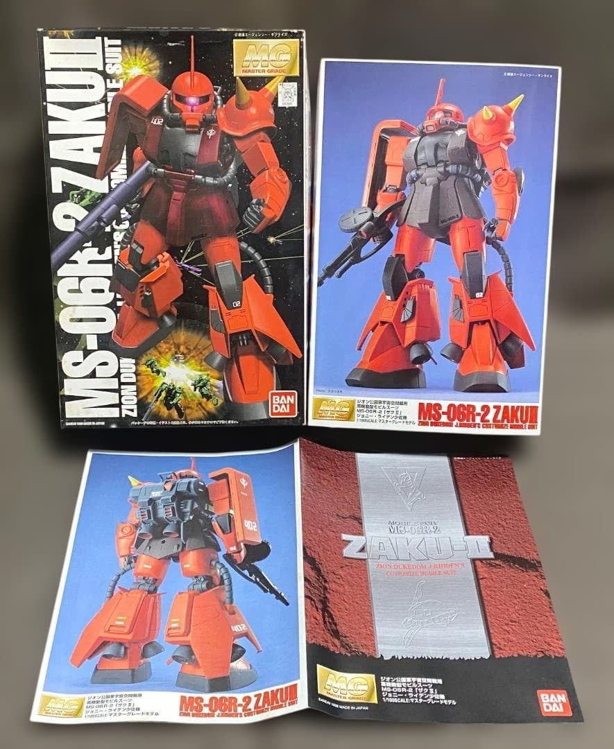 MG 1/100 MS-06R-2 ZAKUⅡジョニー・ライデン機【未組み立て】