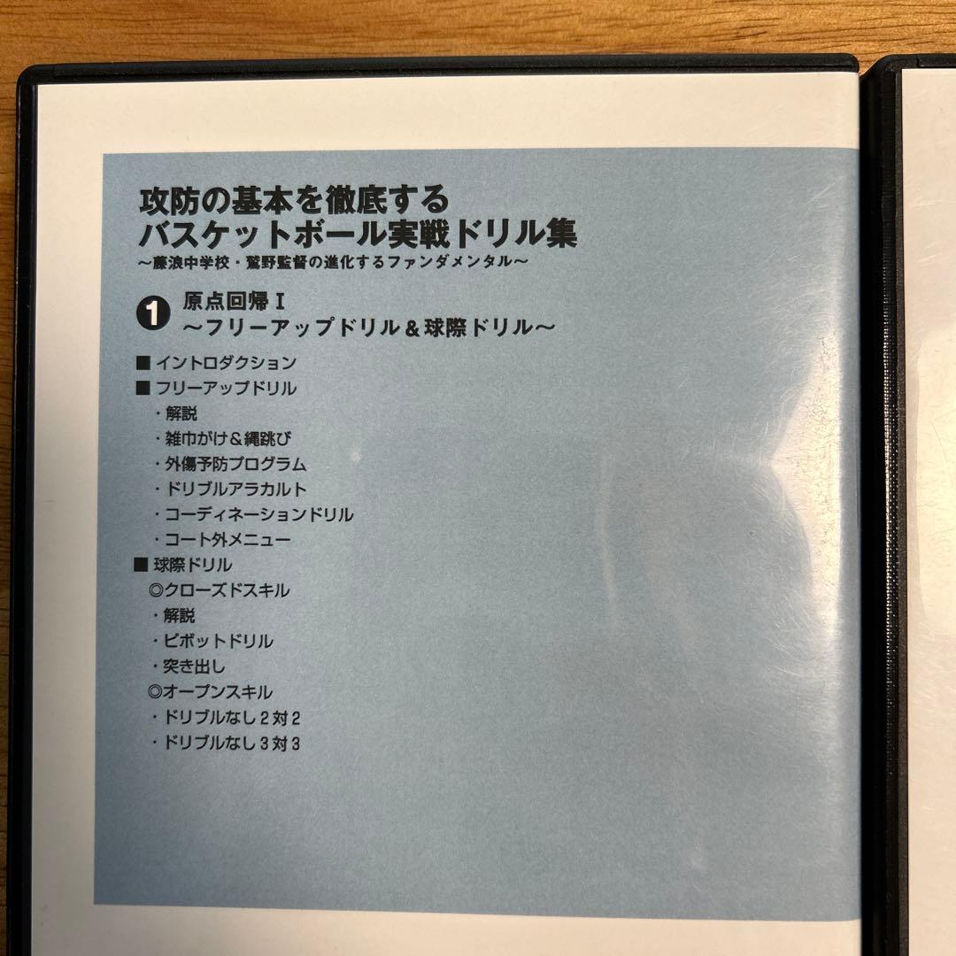 【おまけ付き】攻防の基本を徹底するバスケットボール実践ドリル集 4枚セット