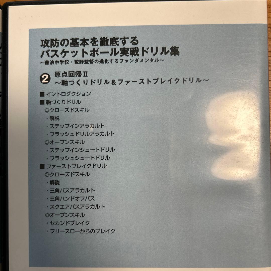 【おまけ付き】攻防の基本を徹底するバスケットボール実践ドリル集 4枚セット