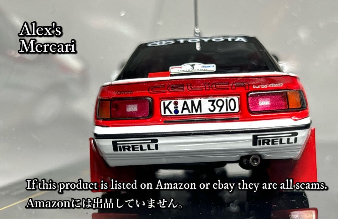 希少❗️絶版❗️IXO1/43トヨタセリカ4WD 1990サファリラリー優勝車