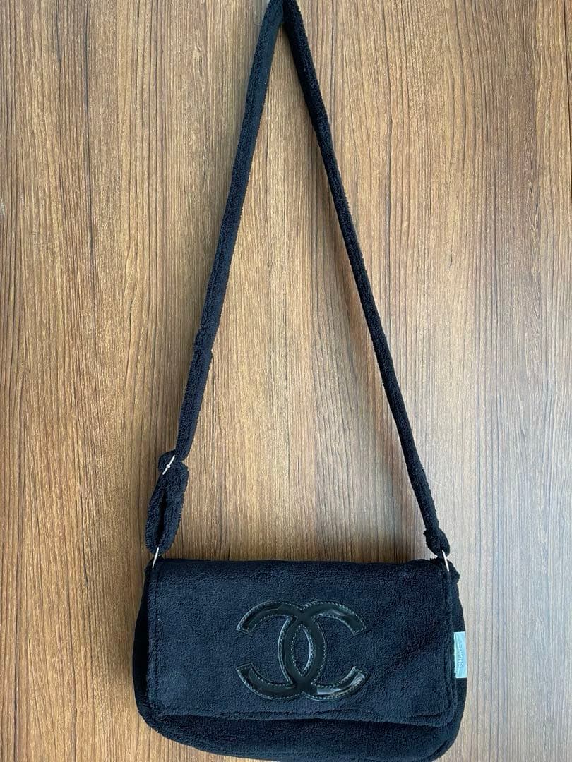 新品　CHANEL ノベルティ　シャネルショルダーバッグ　パイル　【ラス1】