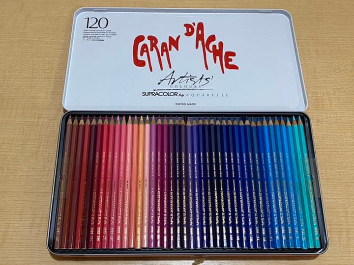 新品 CARAN D'ACHE  SUPRACOLOR soft 120色セット