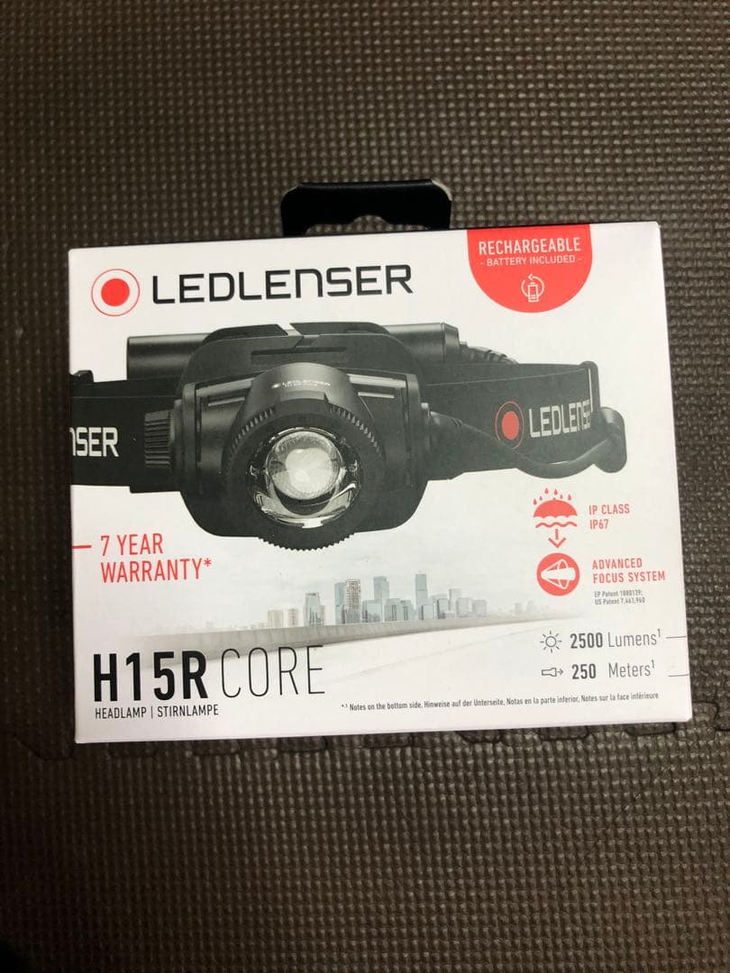【新品未使用】LEDLENSER レッドランザー H15RCORE ヘッドライト