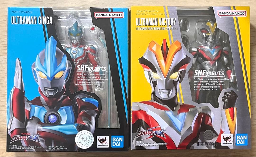 S.H.Figuartsウルトラマンギンガ+ ビクトリー・ニュージェネスターズ版