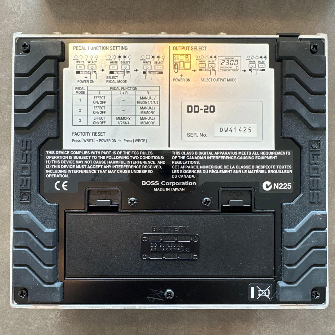 【動作確認済み・取説・箱付き】BOSS DD-20 デジタルディレイ