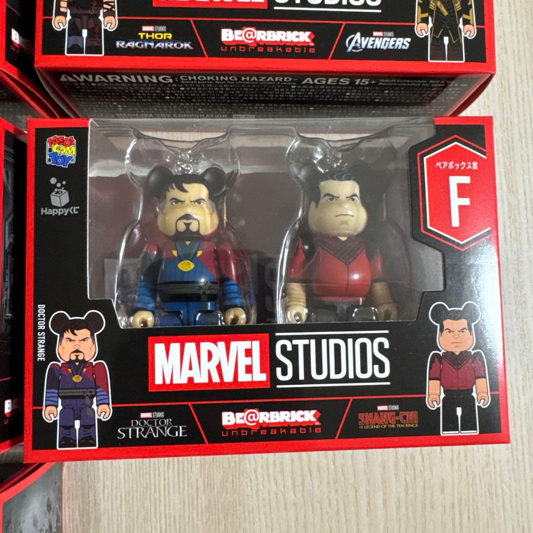れ*お様 値下中MARVEL STUDIOS BE@RBRICK ハッピーくじA