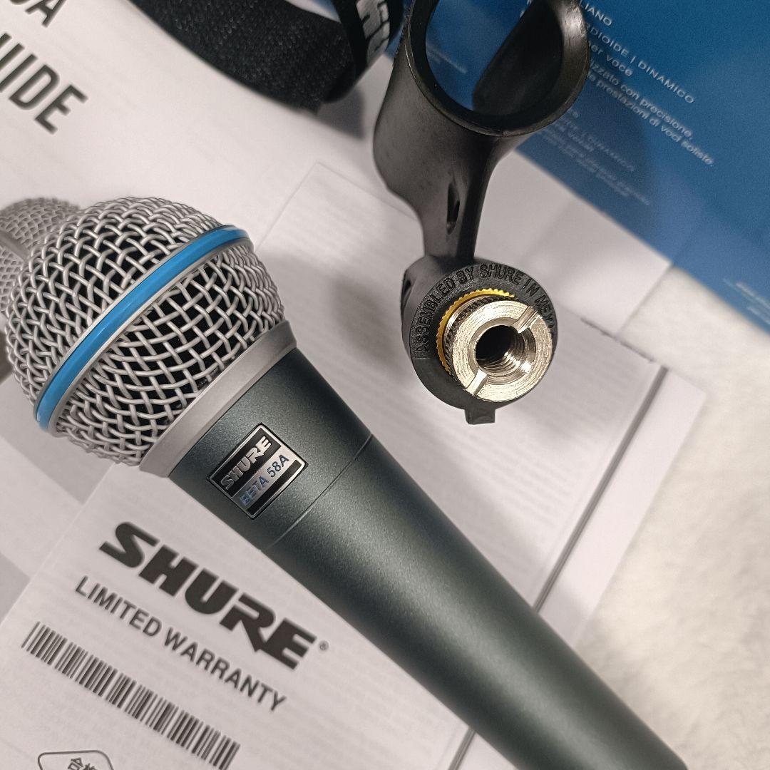 【新品未使用】 ダイナミックマイク SHURE (シュアー)　BETA58A