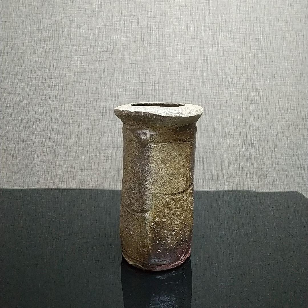 【備前焼 花入①】Bizen ware Flower vase ( 送料無料！)