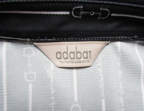 新品 アダバット/adabat ゴルフ　ビットストライプ長袖ポロシャツ/XL