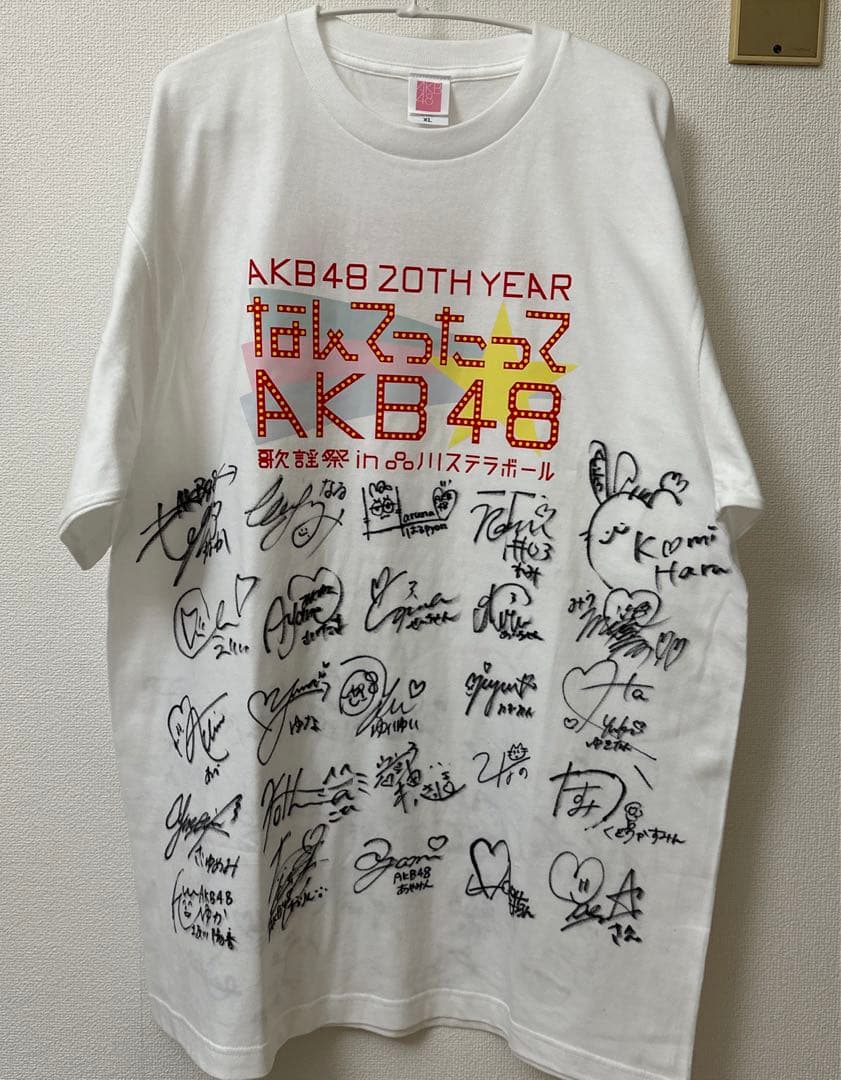 AKB48 なんてったってAKB48 １7ライブ サインTシャツ