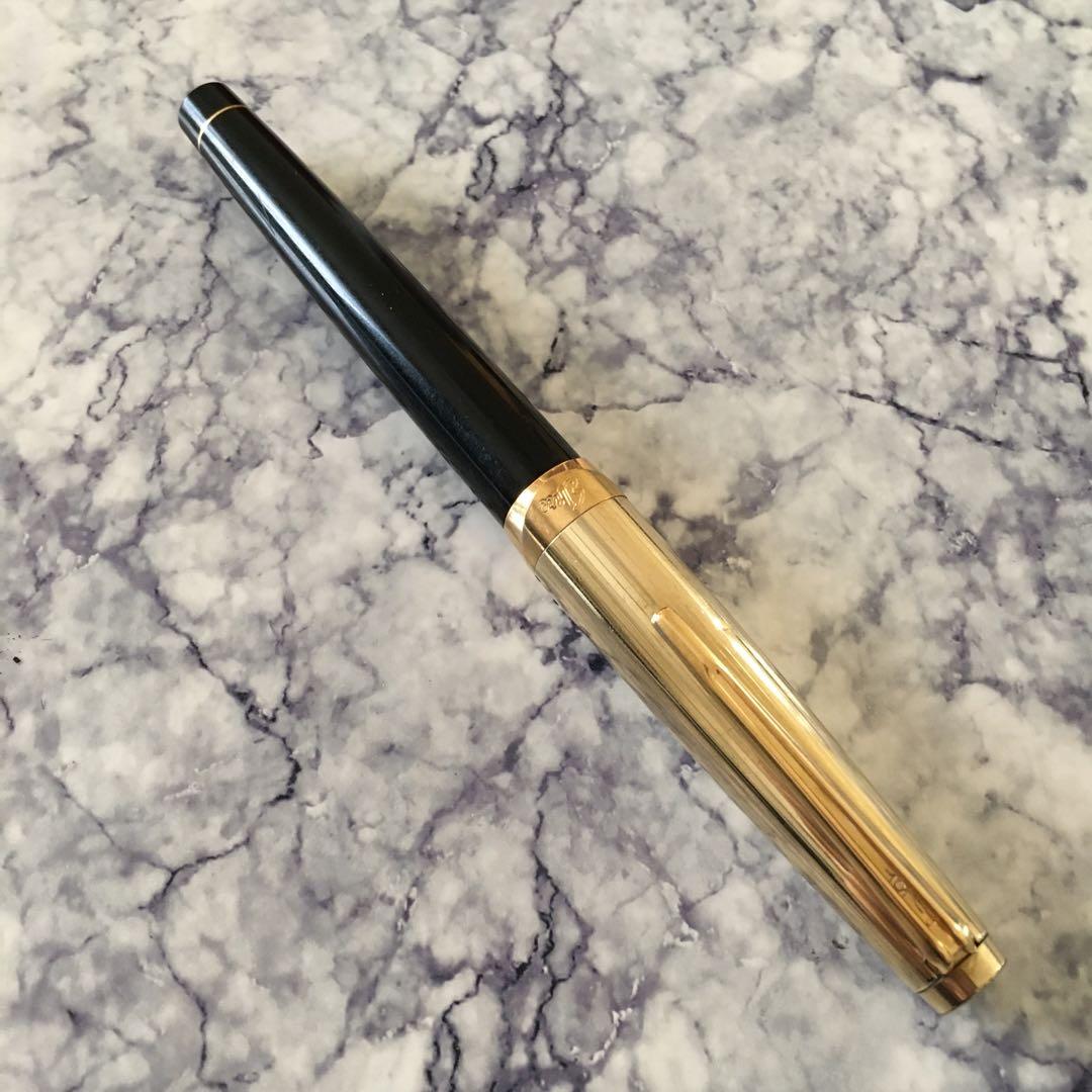 #0179 オーバーホール済み 万年筆 パイロット PILOT ロング 18k